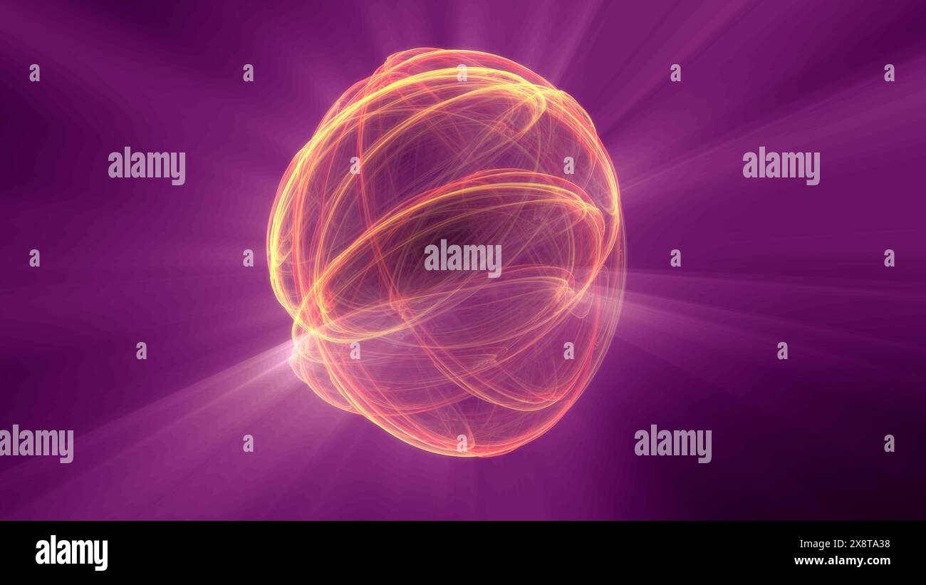 fire ball ray light illustration render Stock Photo - Alamy