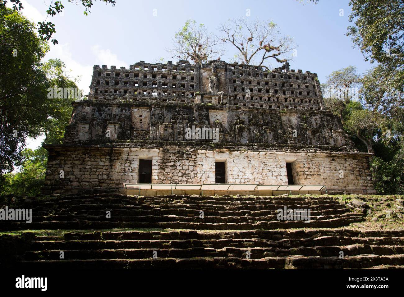 Mexico, Chiapas, Yaxchilan, Mayan Archaeological Site, Structure 33 ...