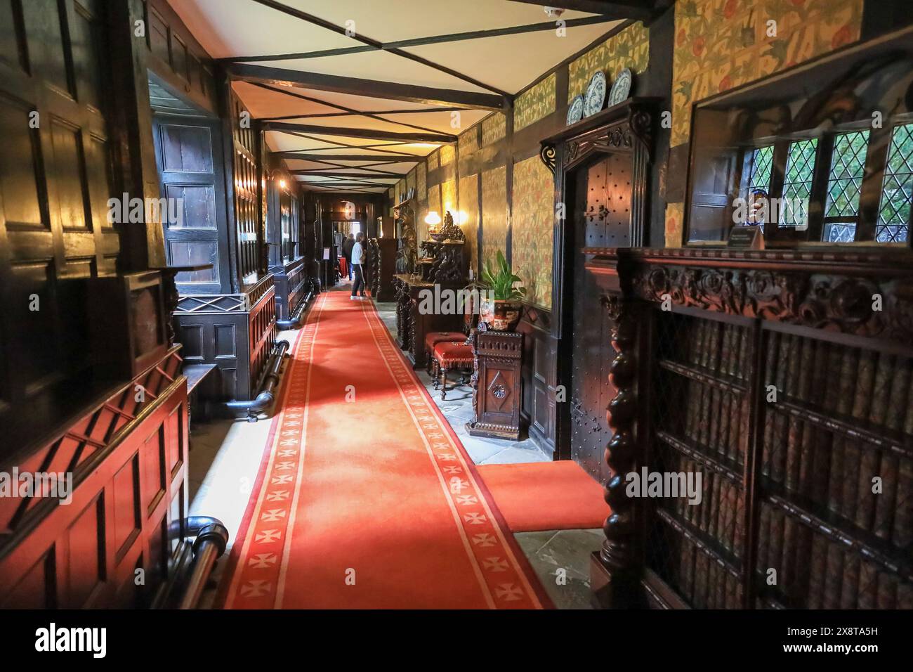 Inside Speke Hall, a wood-framed wattle-and-daub Tudor manor house in ...