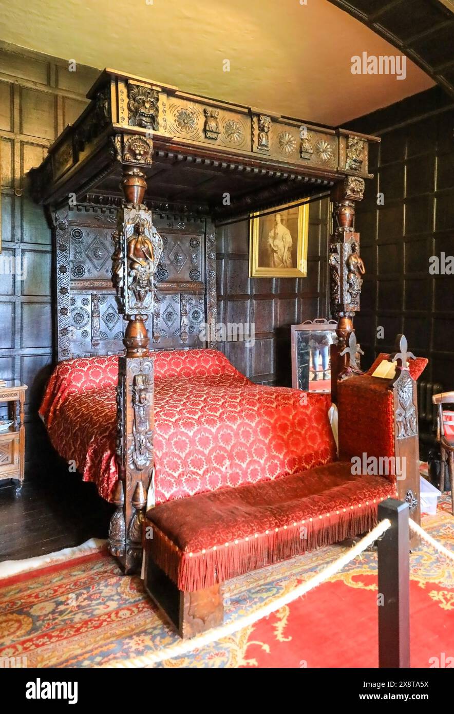 Speke Hall, a wood-framed wattle-and-daub Tudor manor house in Speke ...