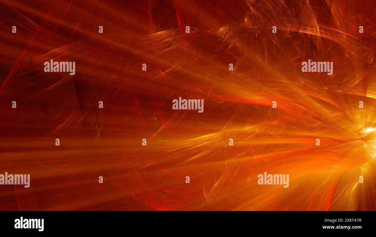 Fire Flame Ray light abstract illustration render Stock Photo - Alamy
