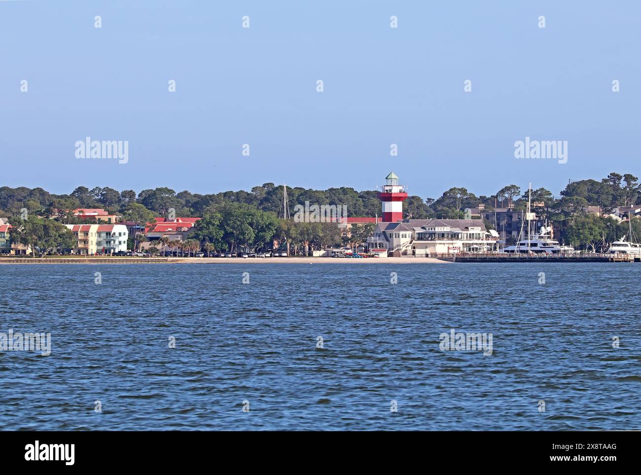 Harbour Town and its lighthouse on Hilton Head Island in Beaufort ...