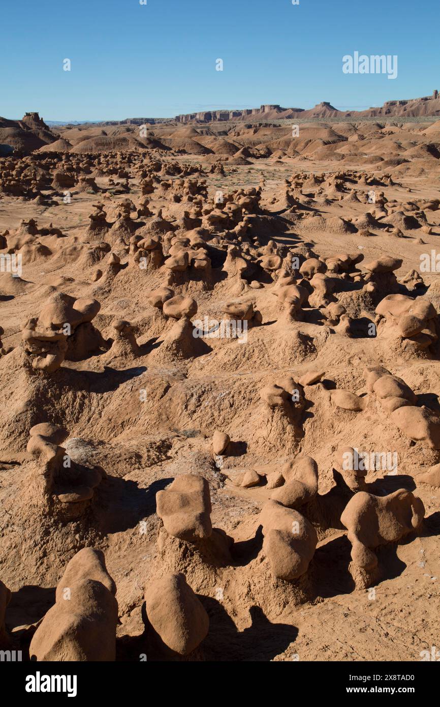 USA, Utah, near Hanksville, Goblin Valley State Park, Hoodoos Stock ...