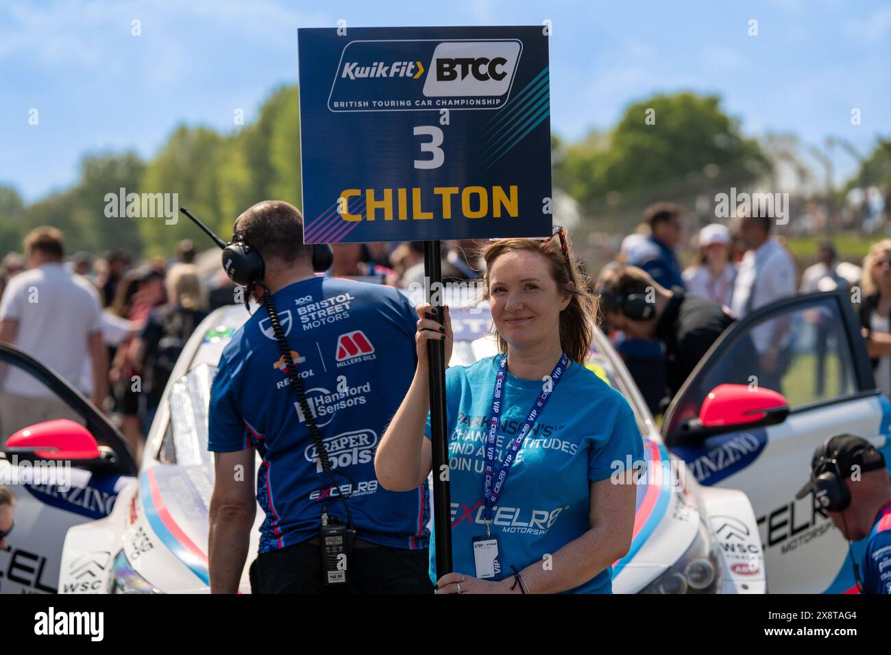 Tom Chilton Grid Girl Excelr8 Motorsport Brands HAtch Indy during the ...