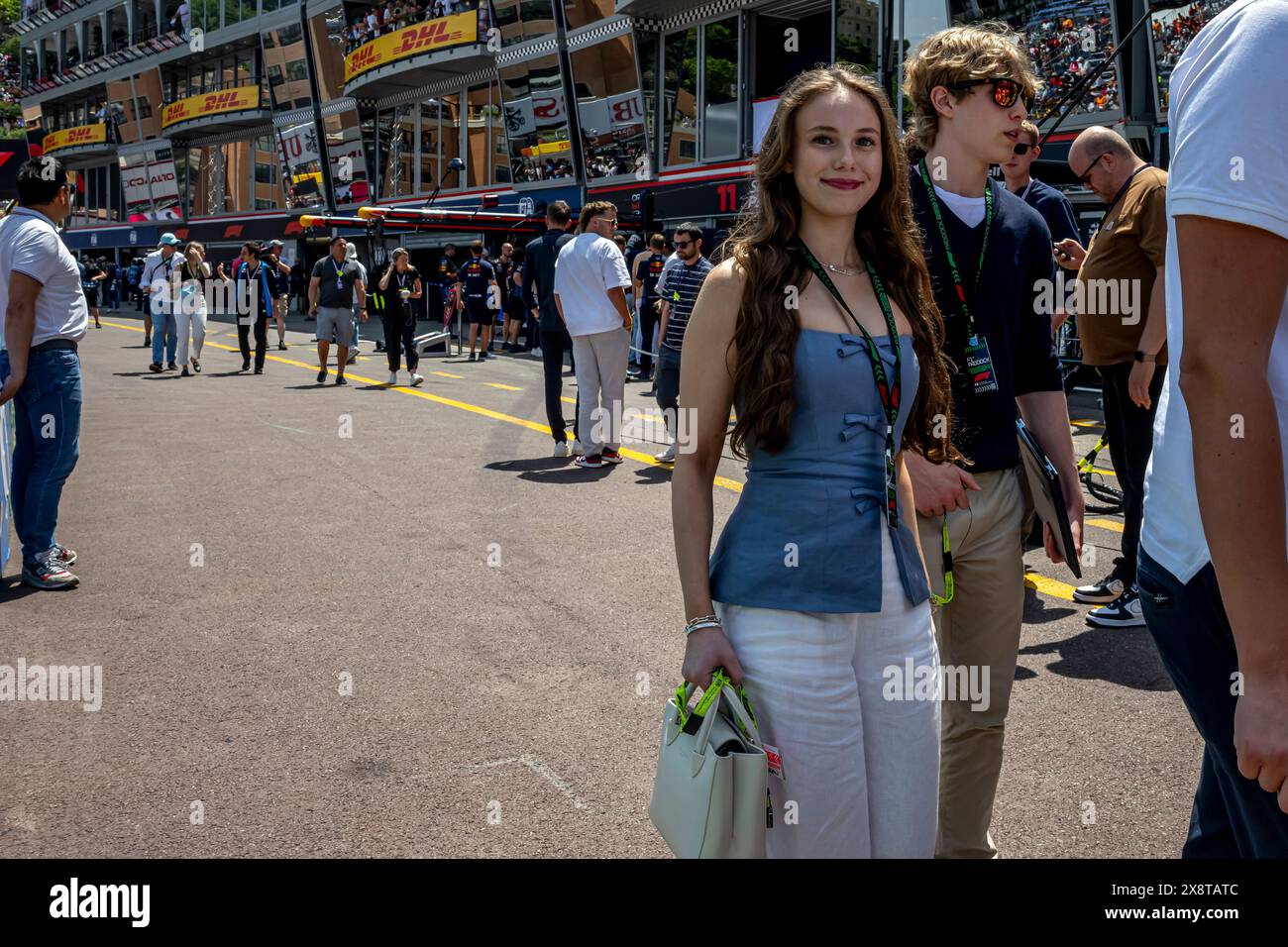Monte Carlo, Monaco, 27th May 2024, Lily Zneimer, Oscar Piastri's ...