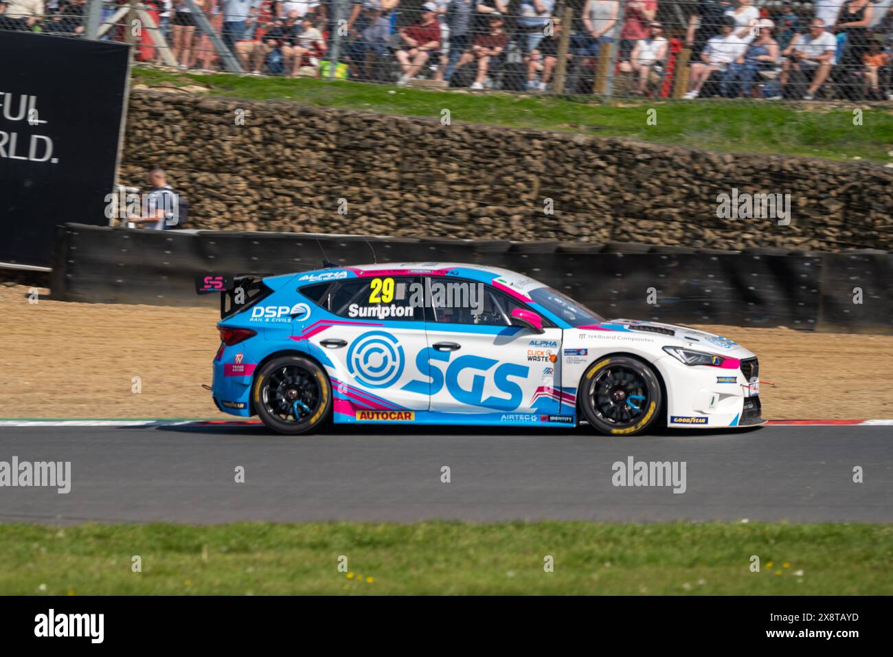 Scott Sumpton 29 Restart Racing Round 5 Brands Hatch Indy during the BTCC British Touring Car ...