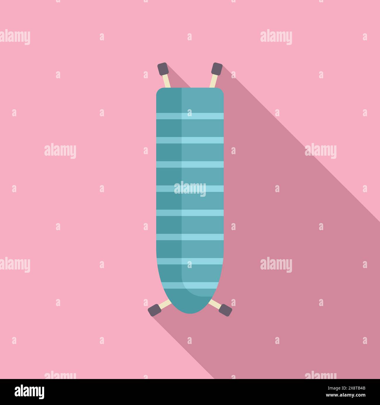 Minimalist vector illustration of a classic barber pole with a ...