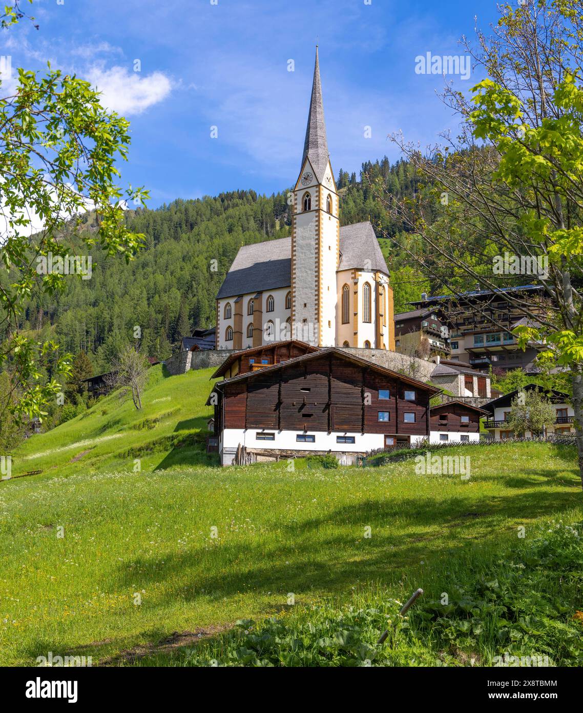 Church st vincent in alps hi-res stock photography and images - Alamy