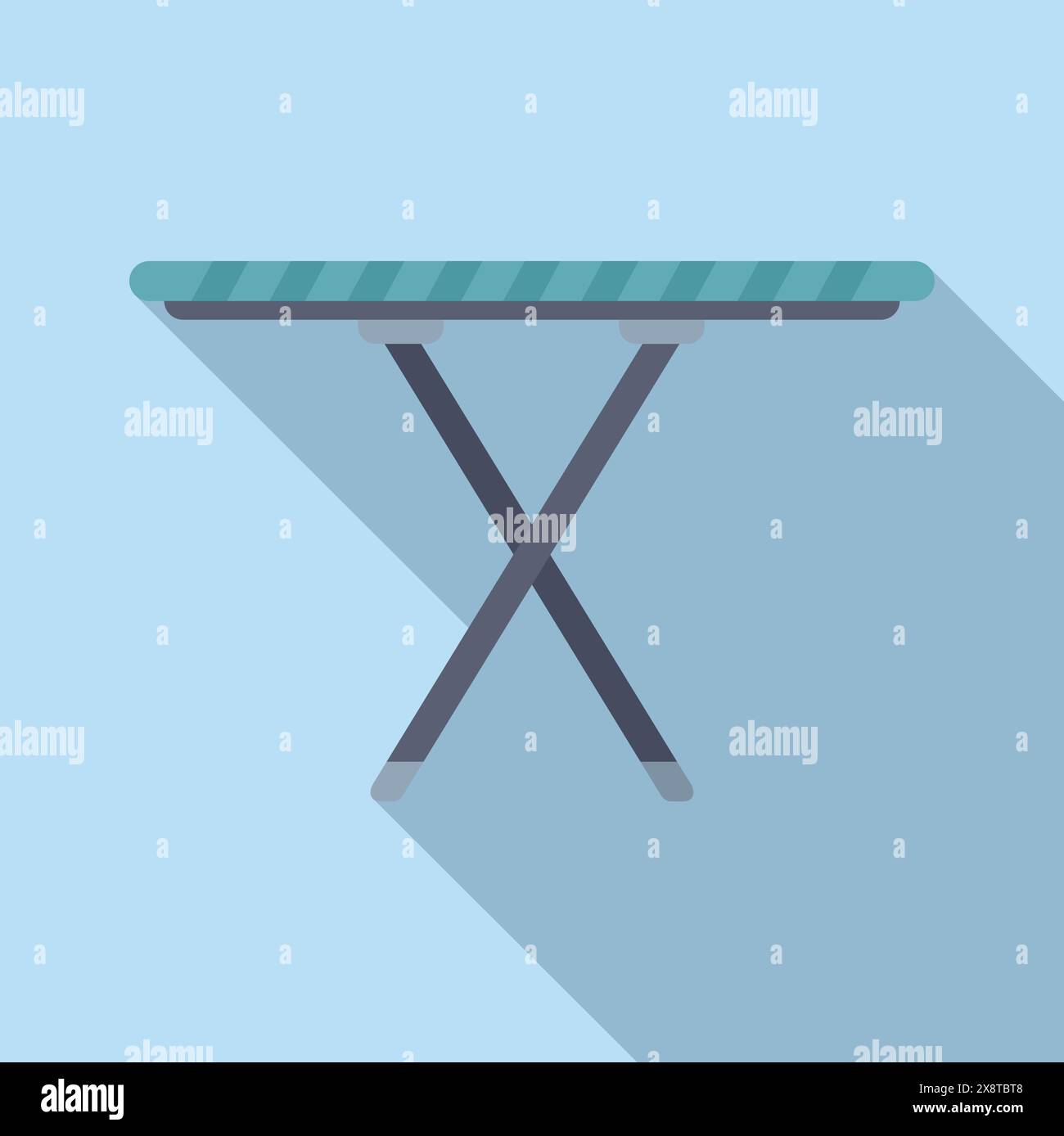 Minimalist vector graphics of an ironing board with shadow, ideal for ...