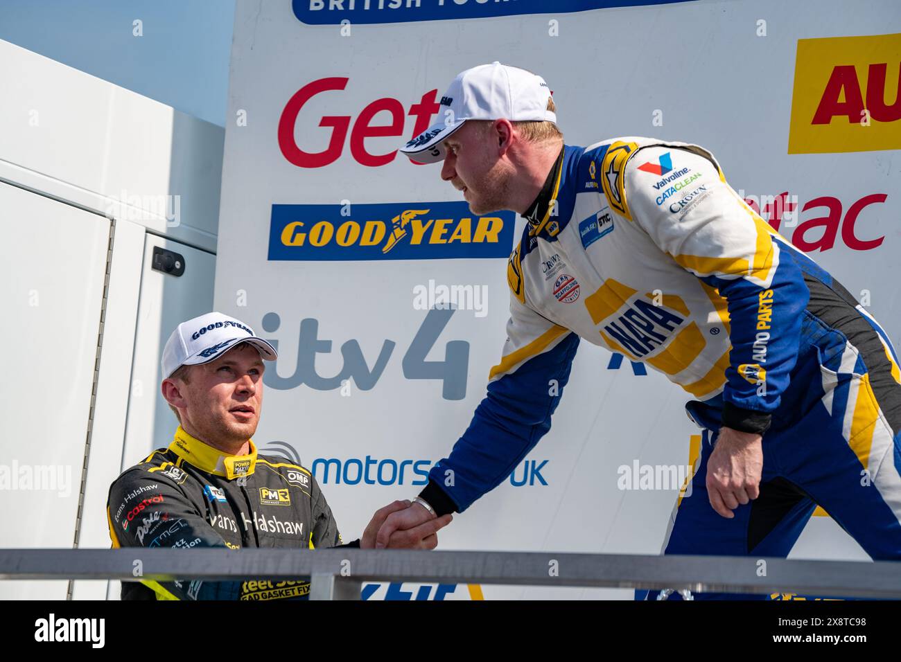 Ash Sutton 1 Napa Racing UK congratulates independant winner Mikey ...