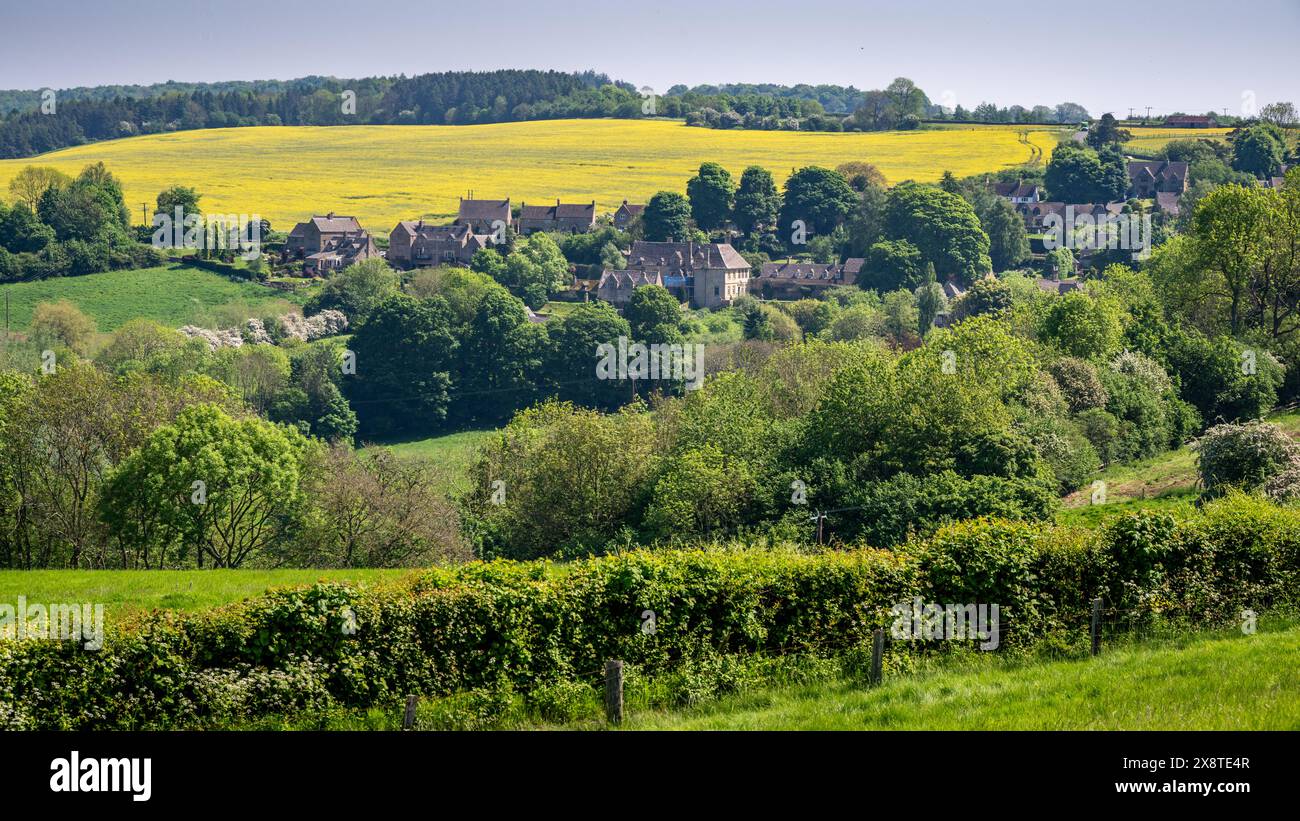 Views over the Cotswold Hills in Gloucestershire Stock Photo - Alamy