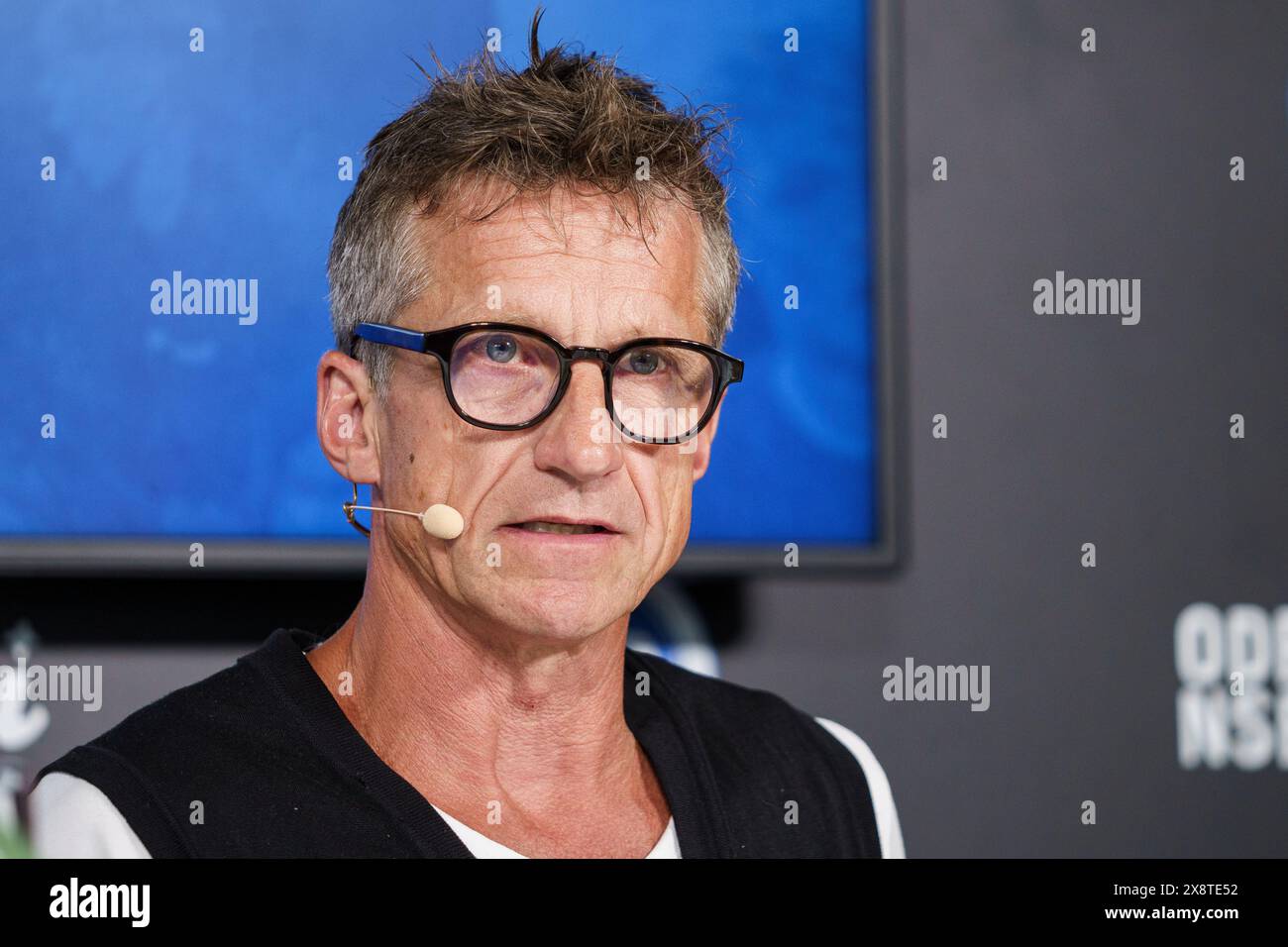 Odense, Denmark. 27th May, 2024. Troels Bech is introduced as the new ...