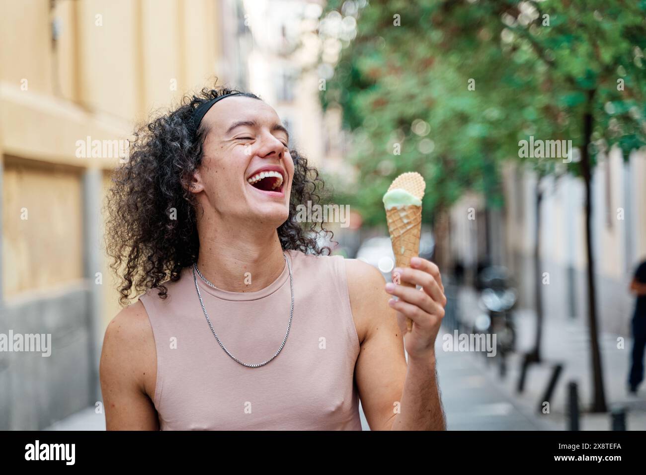 Hand laughing hi-res stock photography and images - Alamy