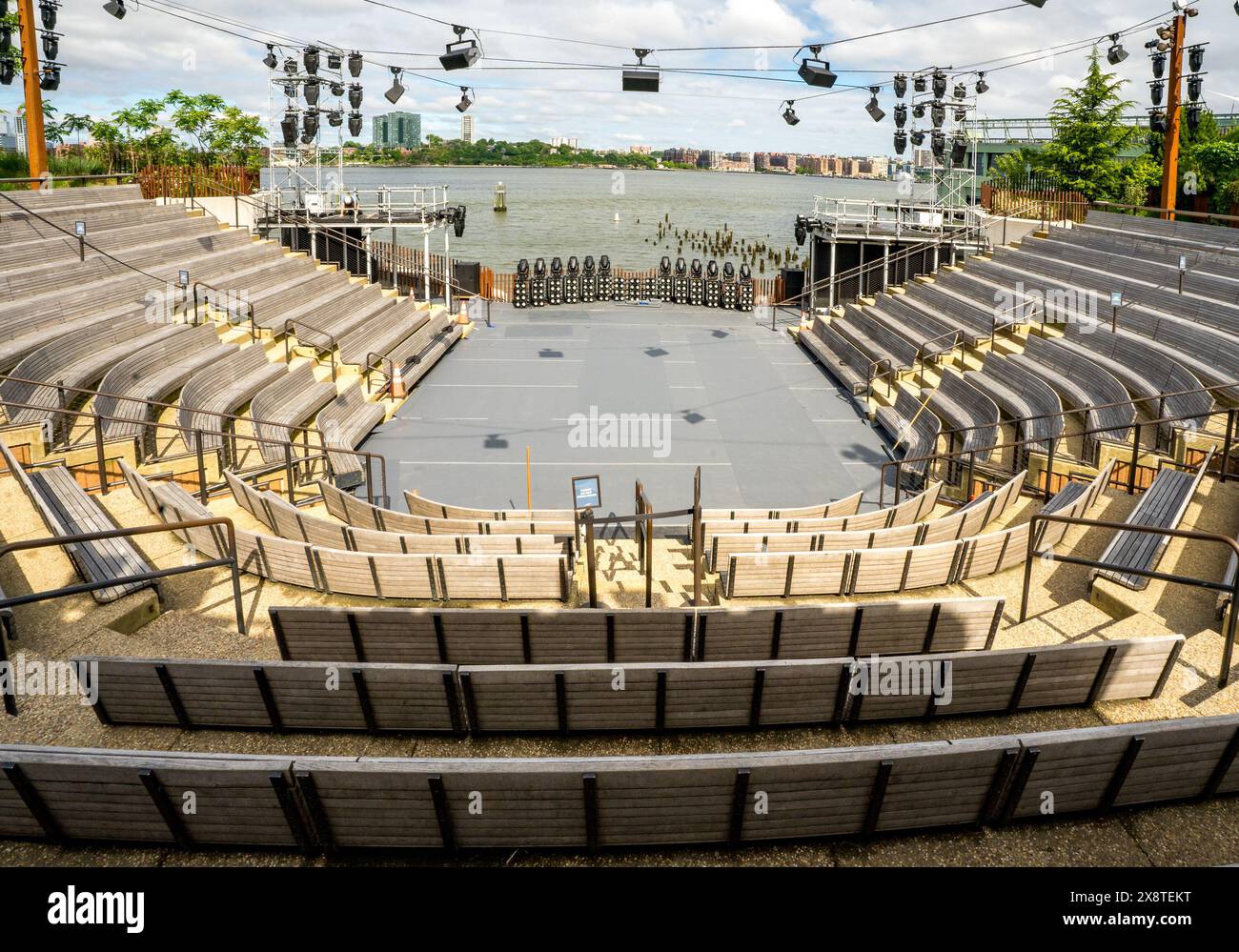 New York, NY – US – May 19, 2024 Wide angle view of the iconic Amph, a ...