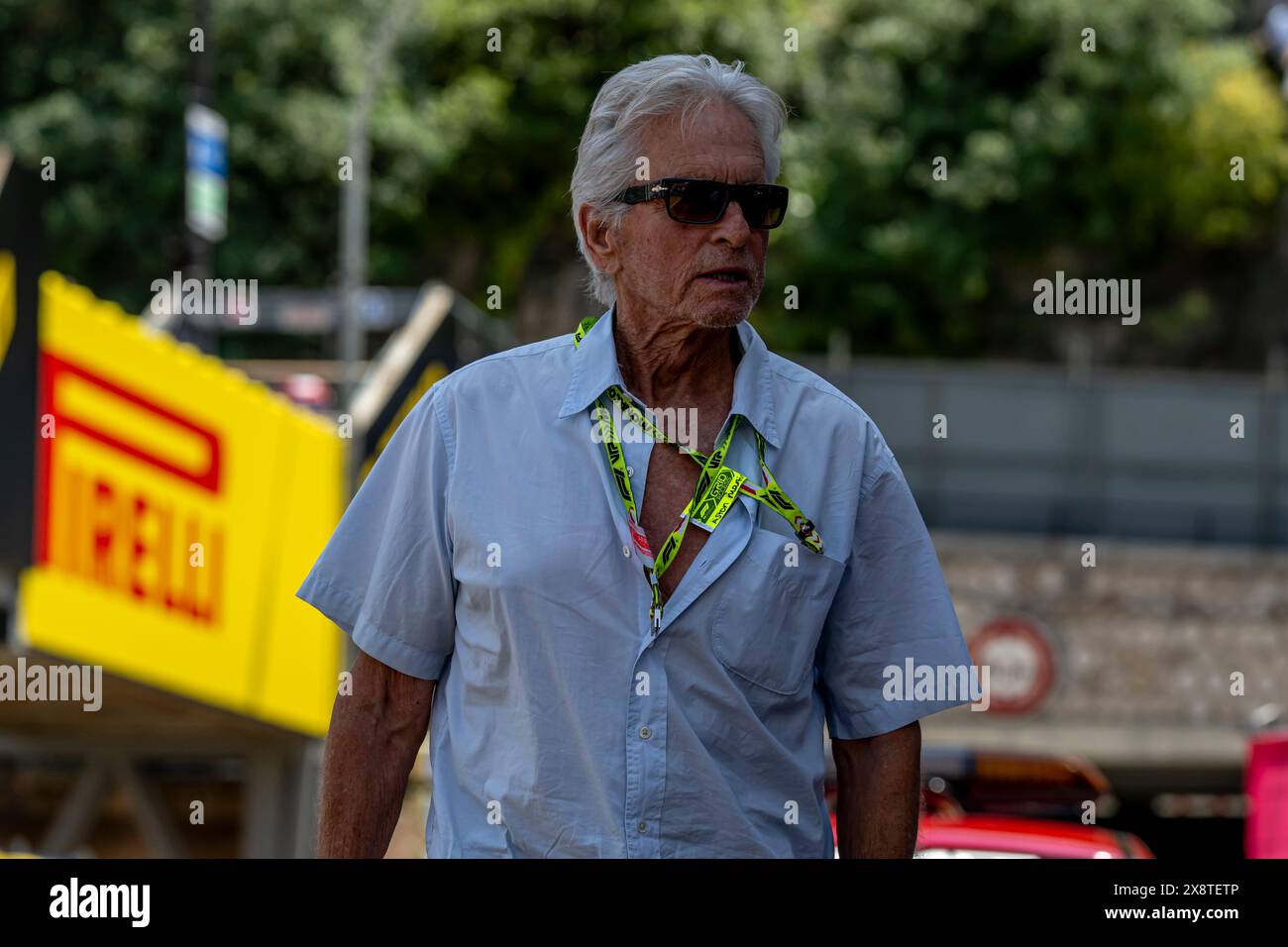 Monte Carlo, Monaco, 27th May 2024, Michael Kirk Douglas, famous movie ...