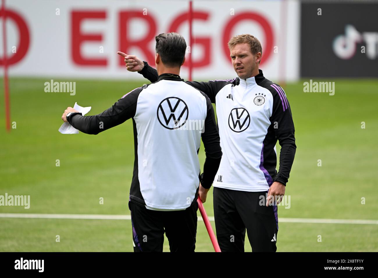 27 May 2024, Thuringia, Jena: Soccer: National team, preparation for the home European ...