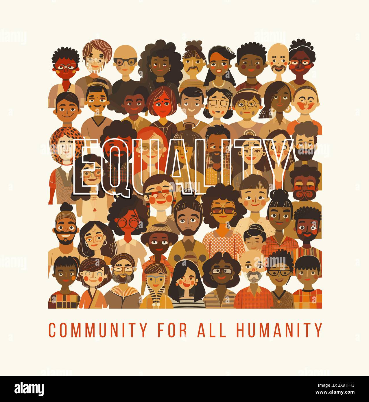 Skin equality Stock Vector Images - Alamy