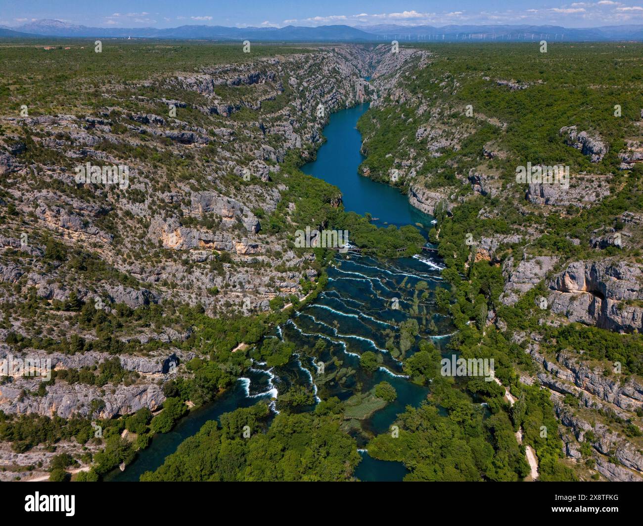 Roski Waterfall, Roski Slap, Krka National Park, Krka Waterfalls ...
