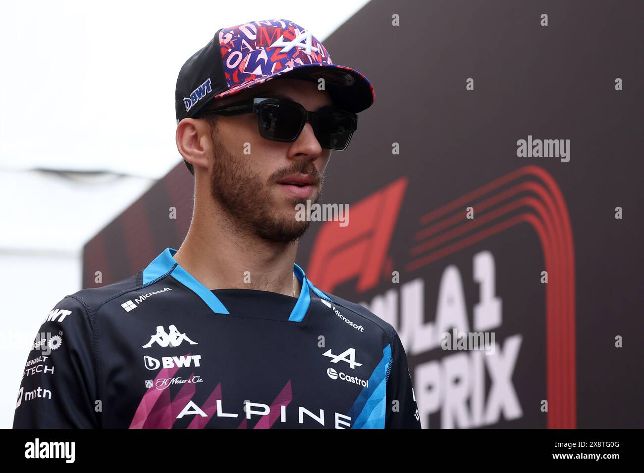 Pierre Gasly of Alpine F1 looks on during the F1 Grand Prix of Monaco ...