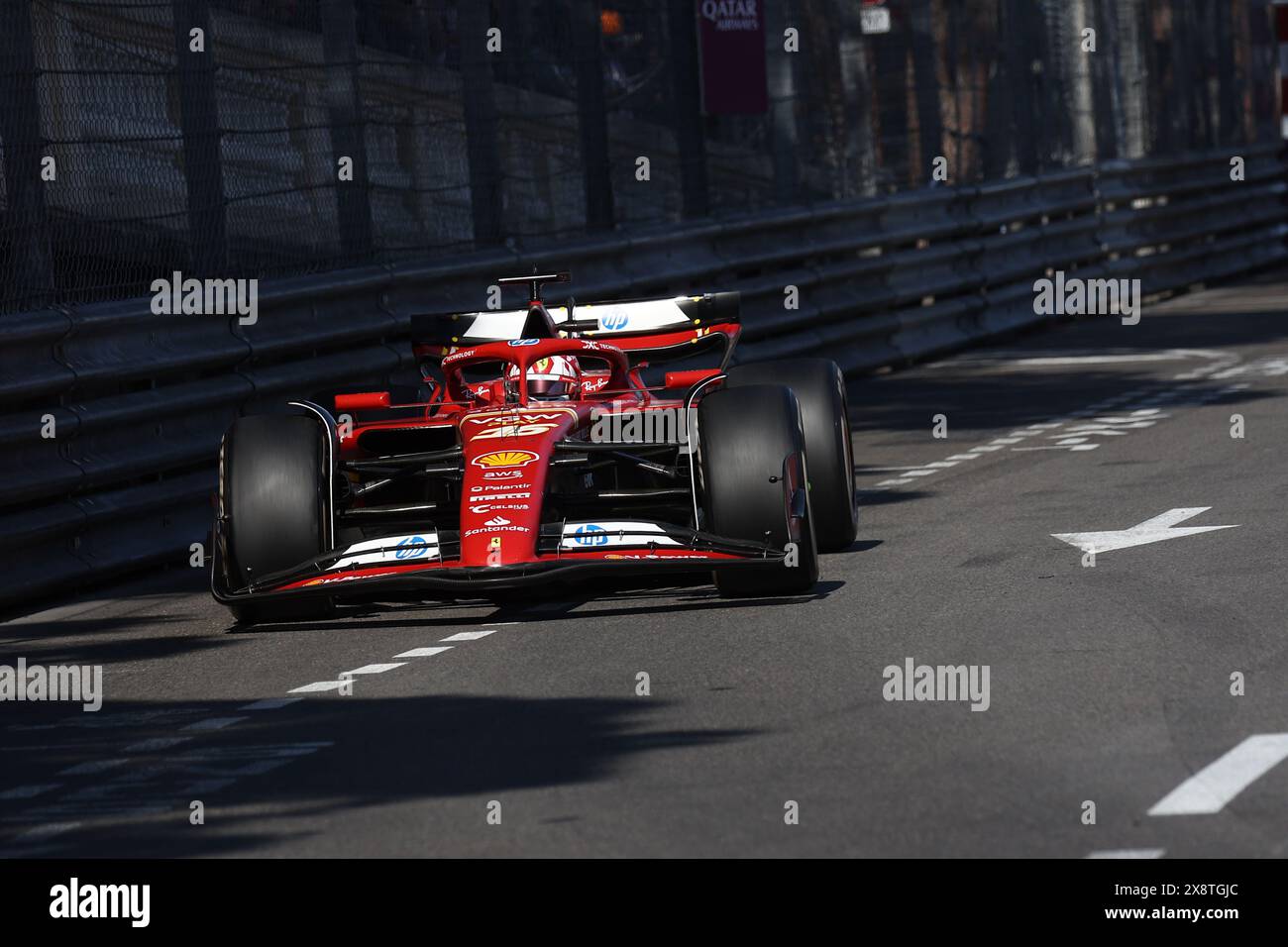 Charles Leclerc of Scuderia Ferrari on track during the F1 Grand Prix ...