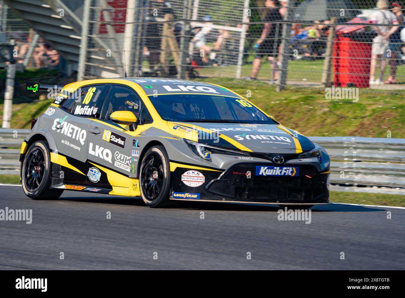 Aiden Moffat 16 LKQ Euro Car Parts With SYNETIQ Round 6 Brands Hatch Indy during the BTCC ...