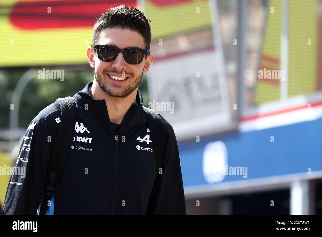 Esteban Ocon of Alpine F1 looks on during the F1 Grand Prix of Monaco ...
