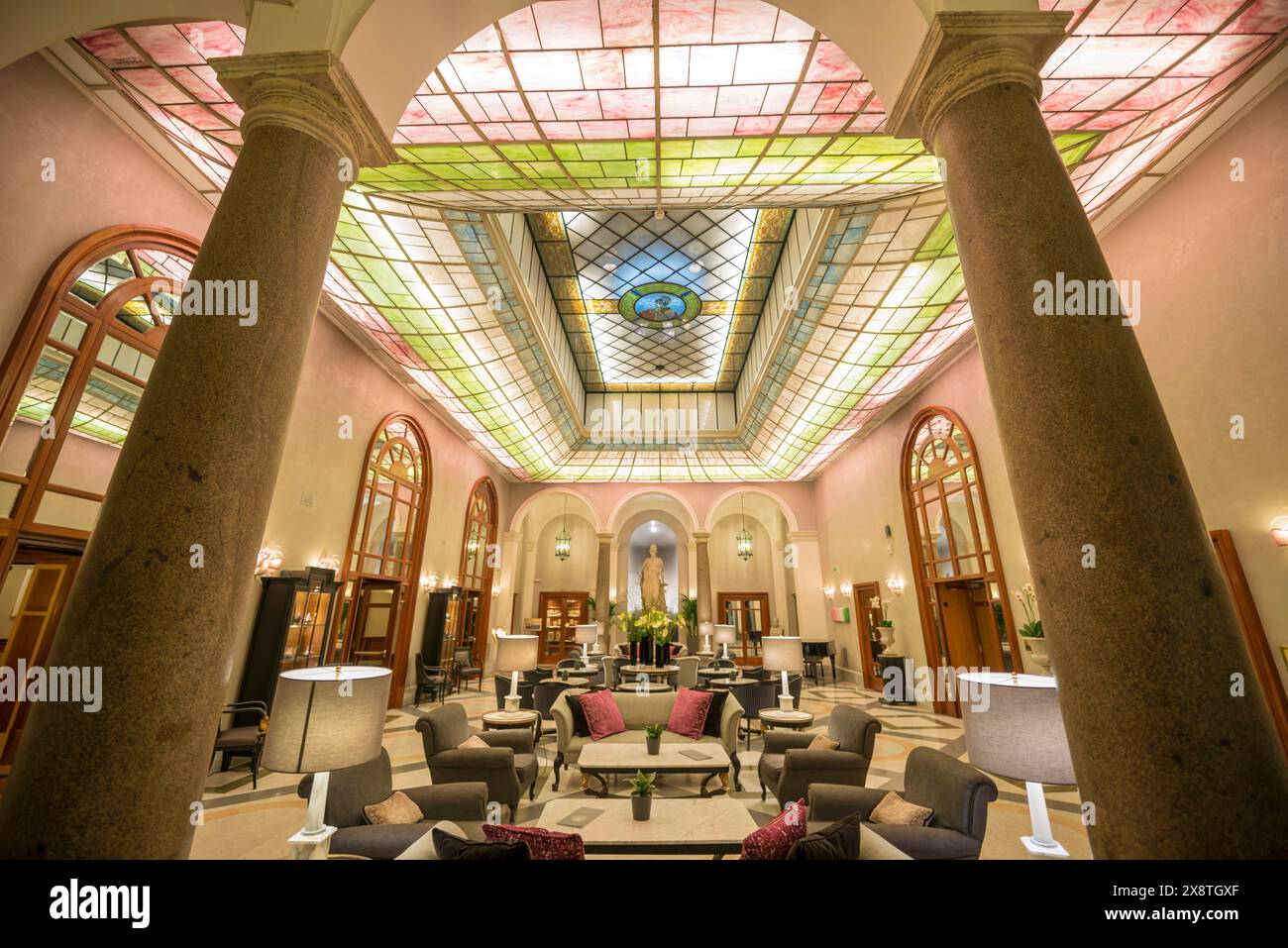 Inside a Beautiful and Luxury Hotel In Rome, Lazio, Italy Stock Photo ...