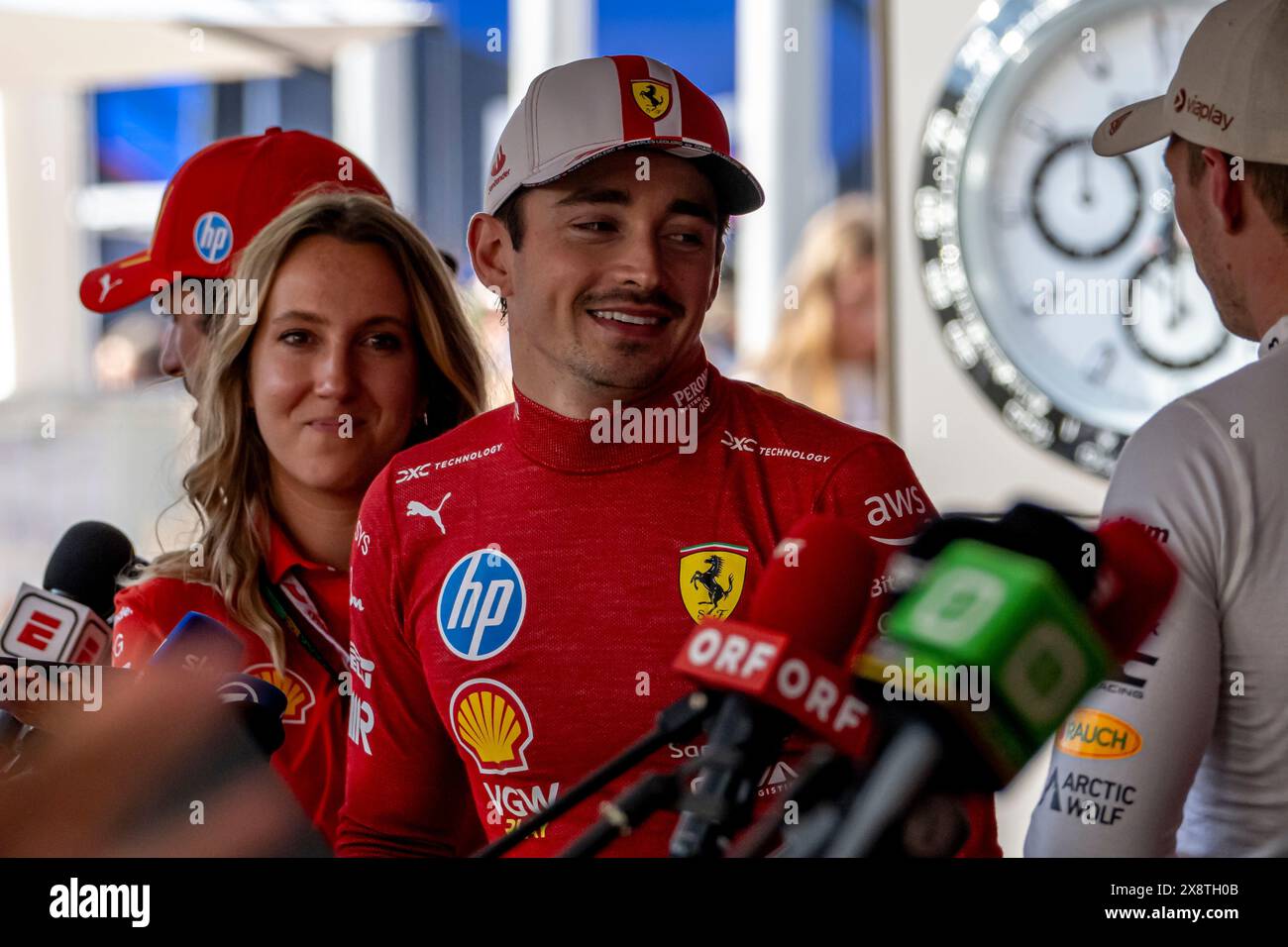 Monte Carlo, Monaco, May 26, Charles Leclerc, from Monaco competes for ...