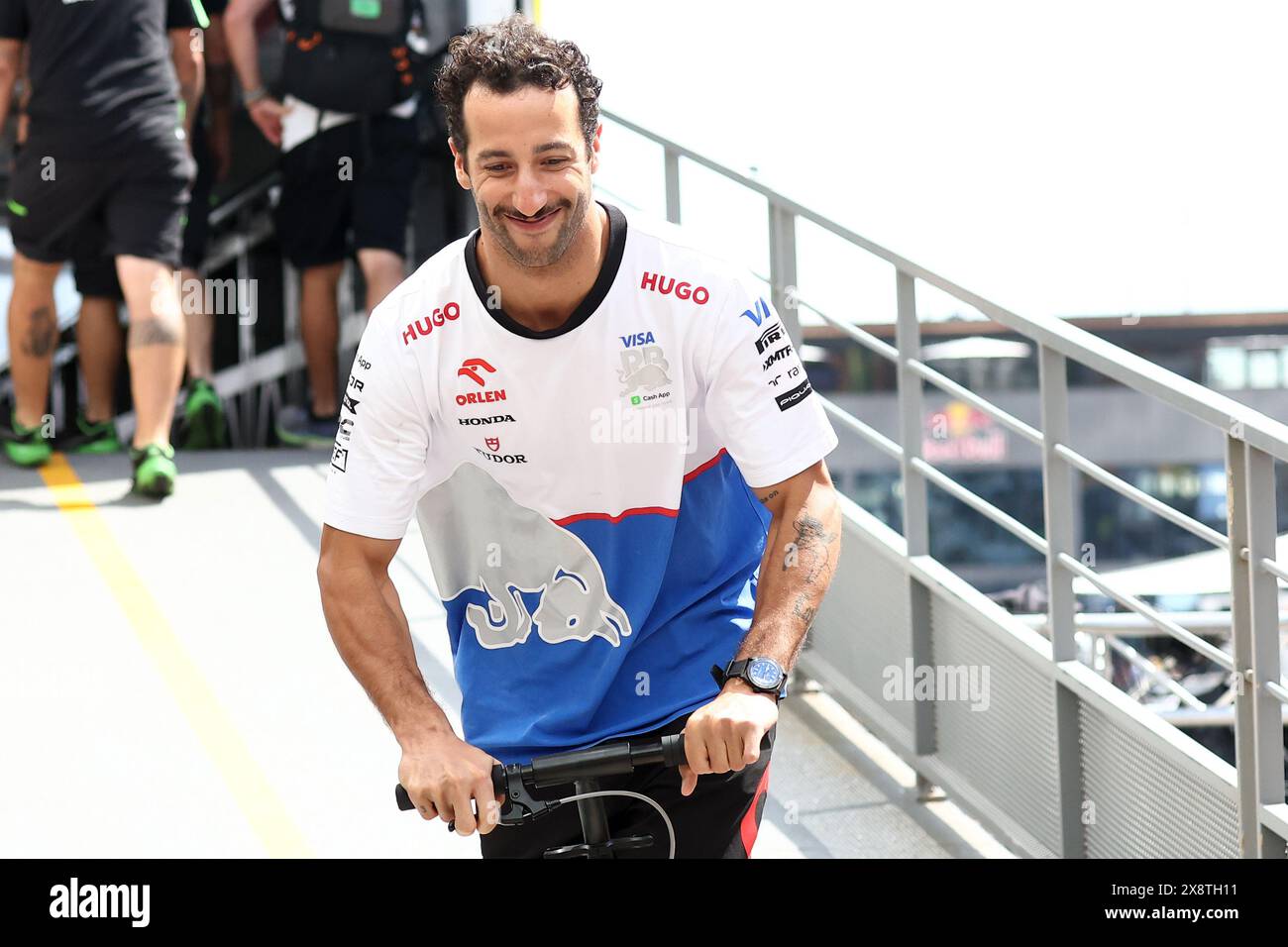 Daniel Ricciardo of Racing Bulls looks on during the F1 Grand Prix of ...