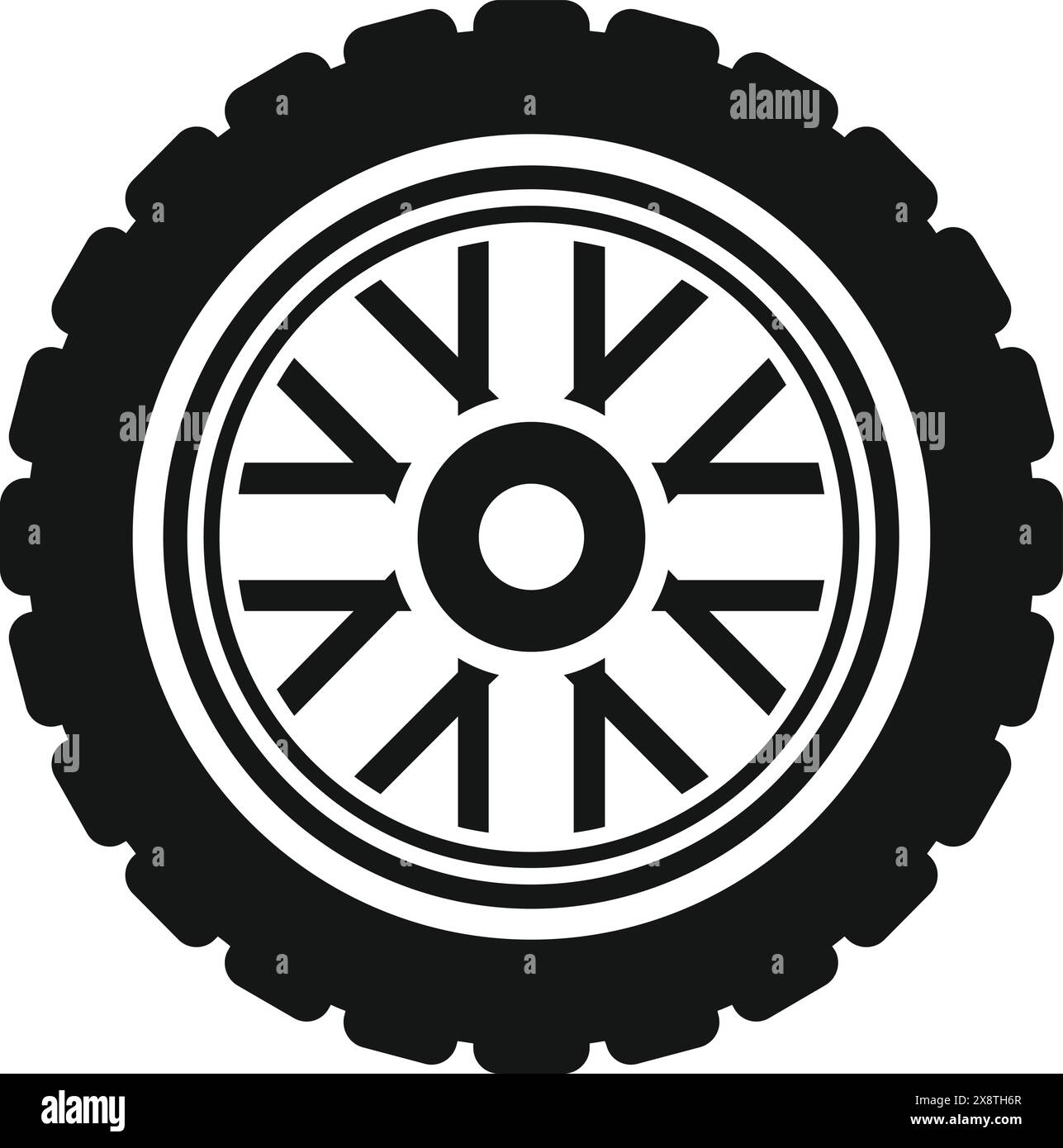 Black rubber tire clipart Black and White Stock Photos & Images - Alamy