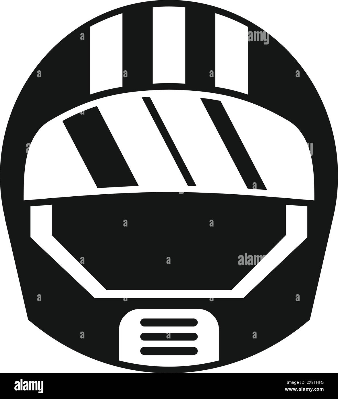 Graphic illustration of a stylized racing helmet, perfect for ...