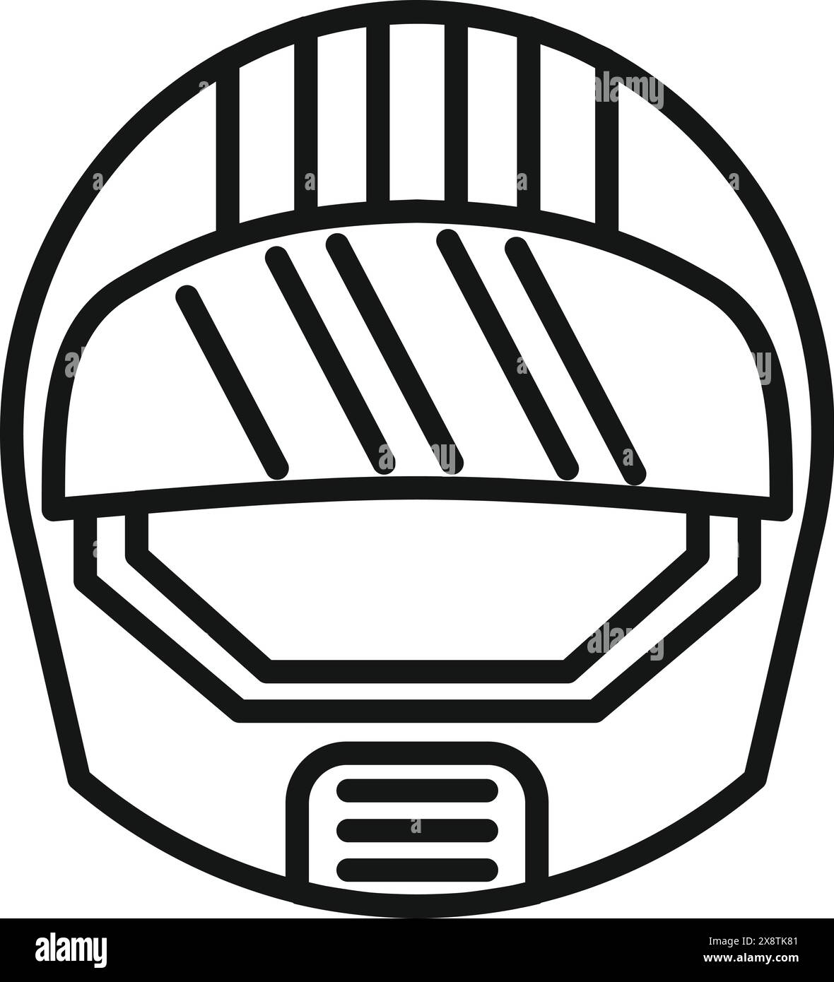 Black and white vector graphic of a motor racing helmet, suitable for ...