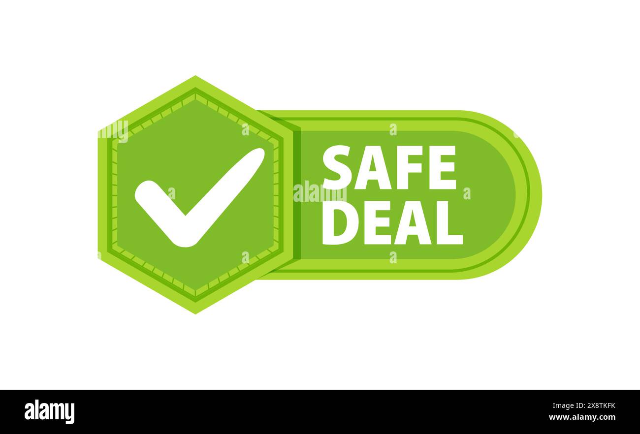 Deal shield Stock Vector Images - Alamy