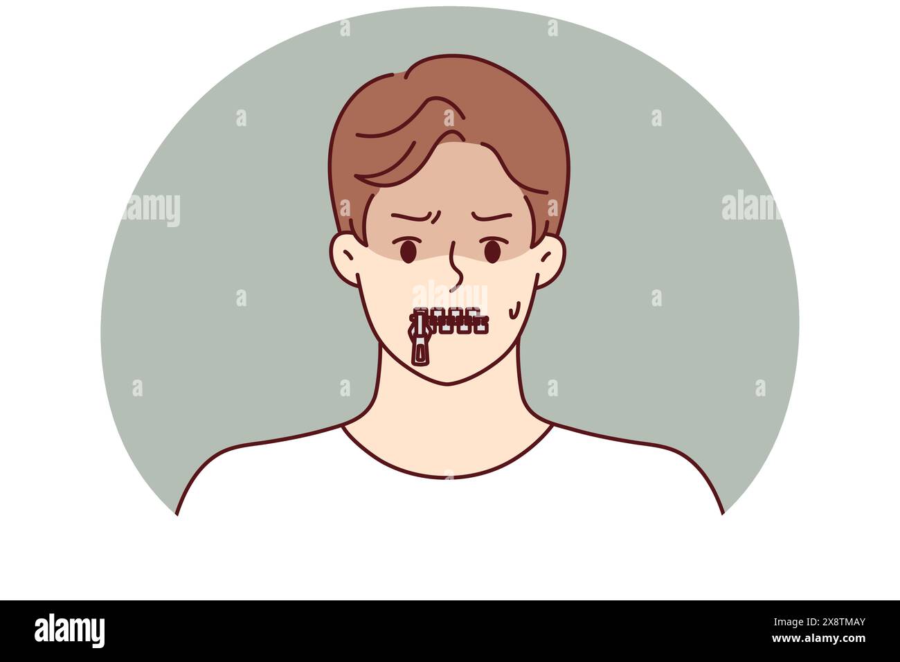 Privacy censorship concept man hi-res stock photography and images - Alamy