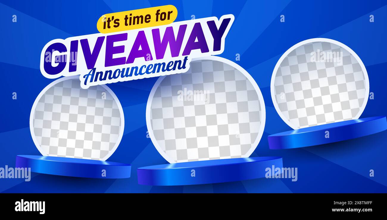 Giveaway winner announcement social media post template. Giveaway ...