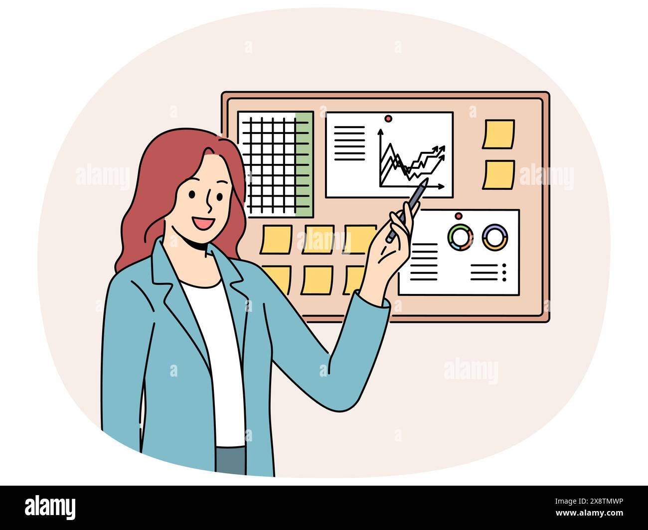 Number pinned Stock Vector Images - Alamy