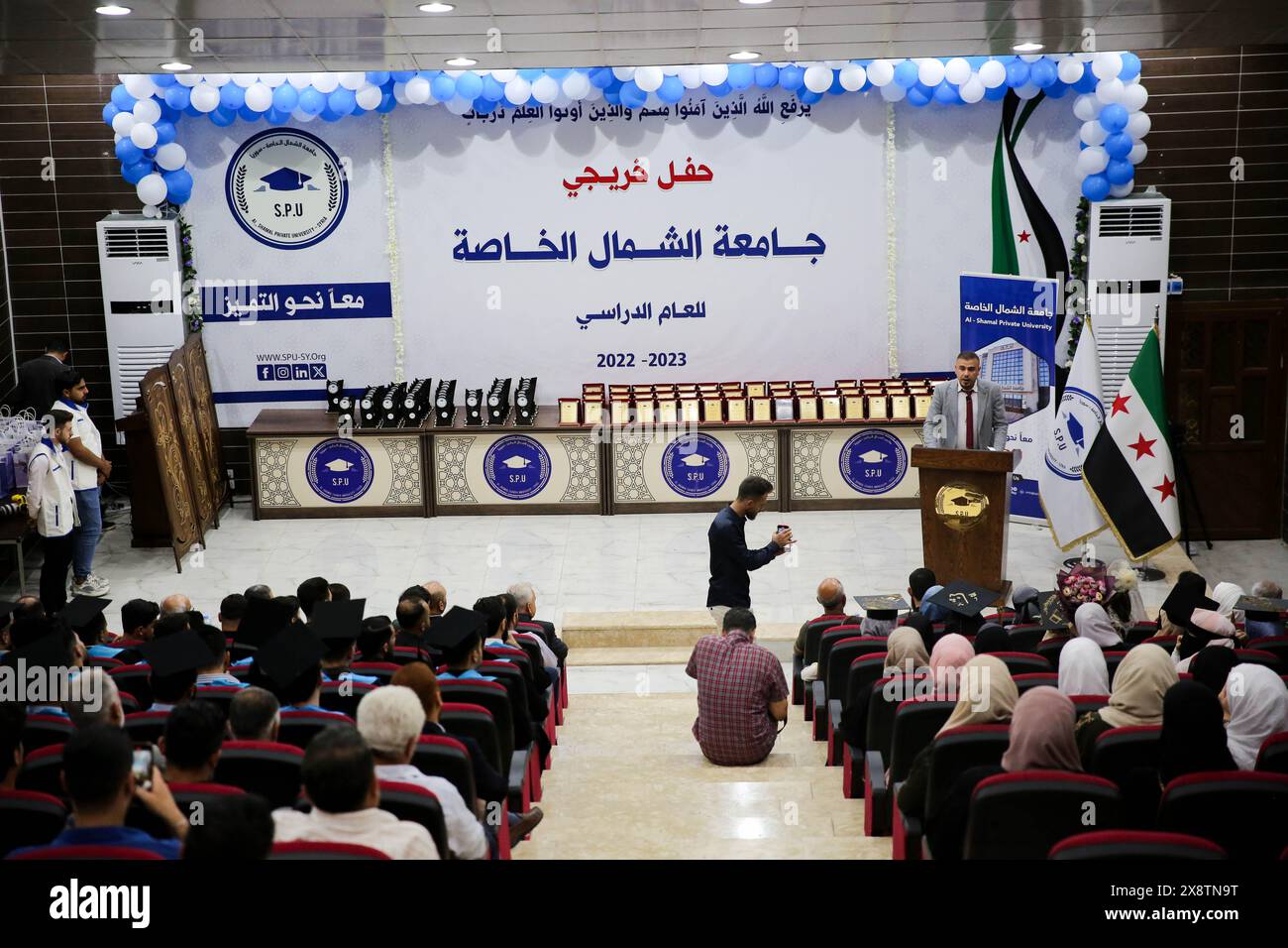 May 27, 2024: Idlib, Syria. 24 May 2024. A graduation ceremony takes ...
