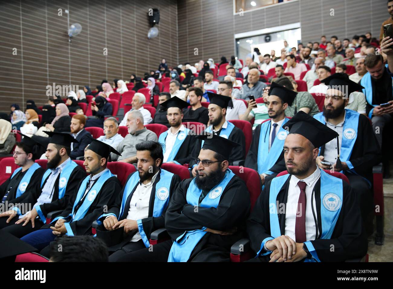 May 27, 2024: Idlib, Syria. 24 May 2024. A graduation ceremony takes ...