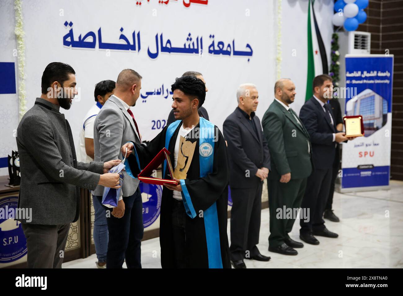 May 27, 2024: Idlib, Syria. 24 May 2024. A graduation ceremony takes ...