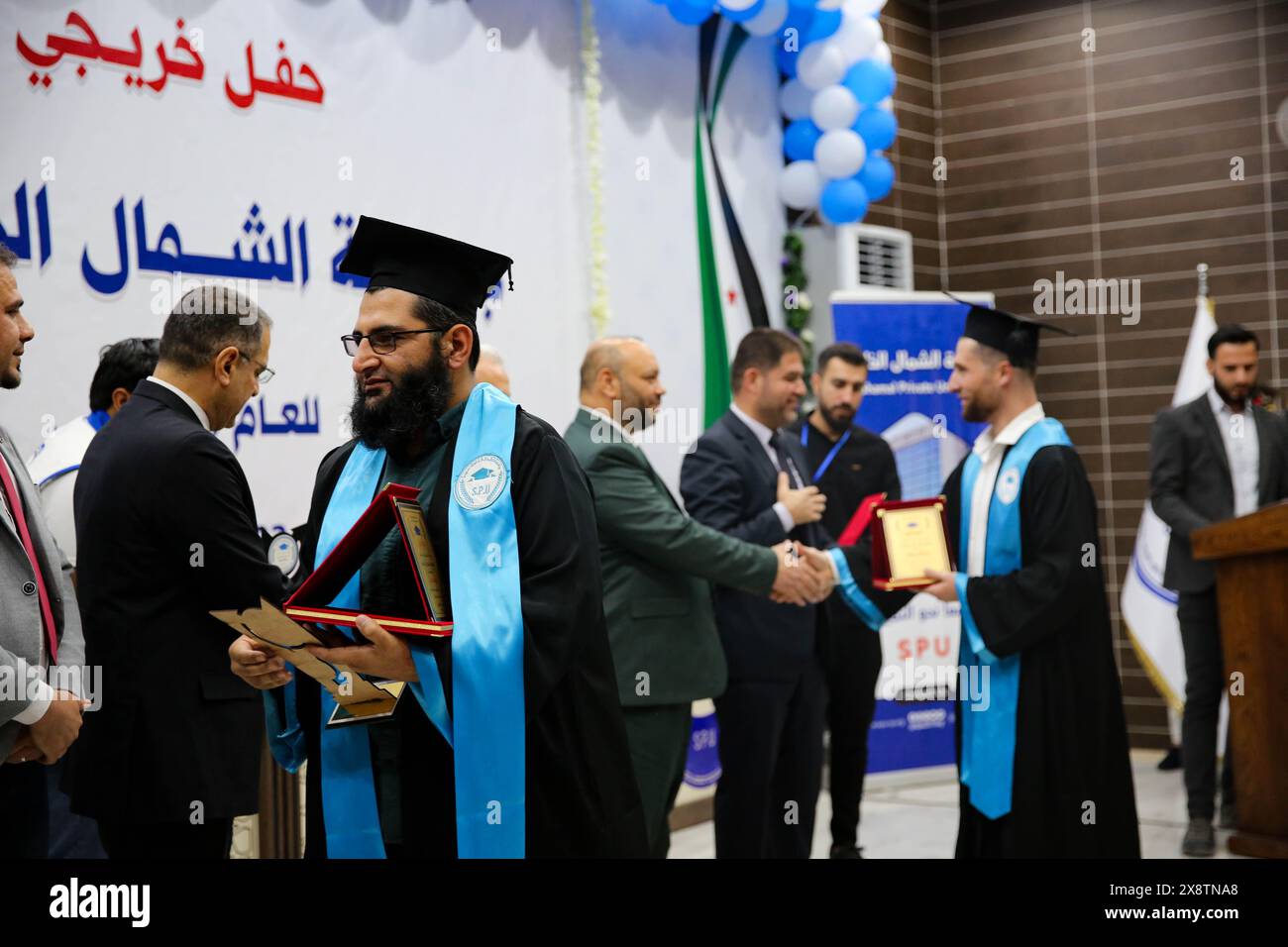 May 27, 2024: Idlib, Syria. 24 May 2024. A graduation ceremony takes ...