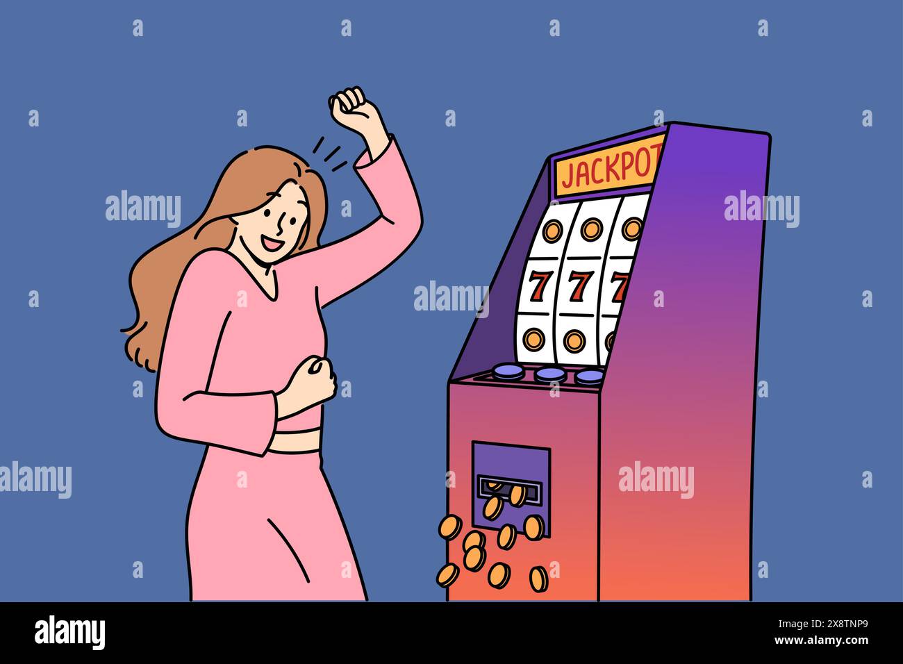 Money spilling Stock Vector Images - Alamy