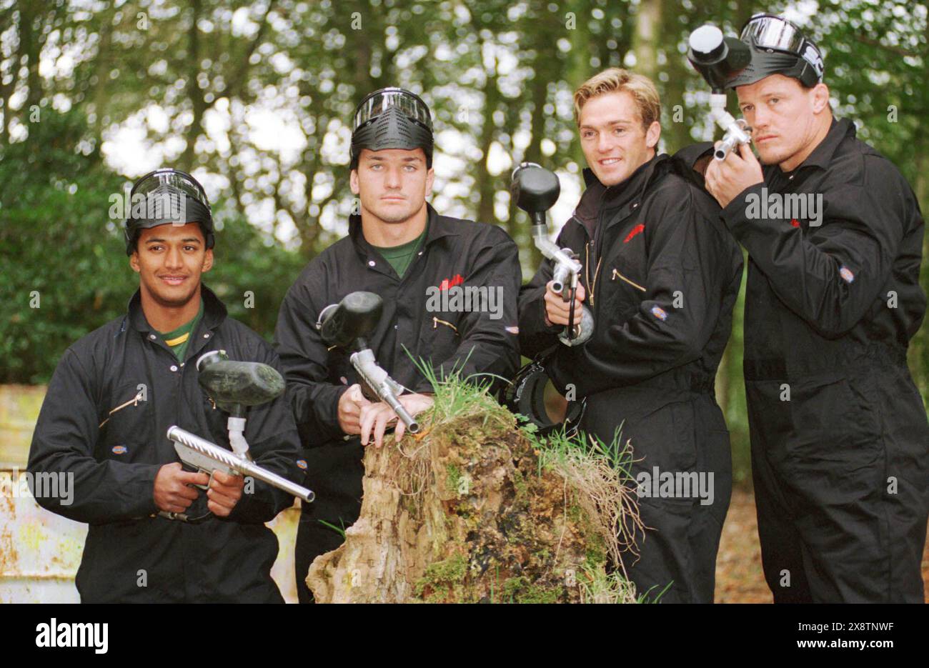 South African rugby stars Breyton Paulse, Joost van der Westhuizen ...