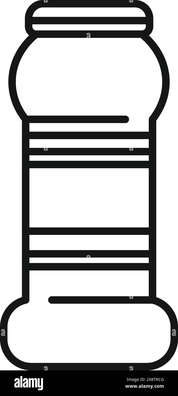 Single line drawing water bottle hi-res stock photography and images ...
