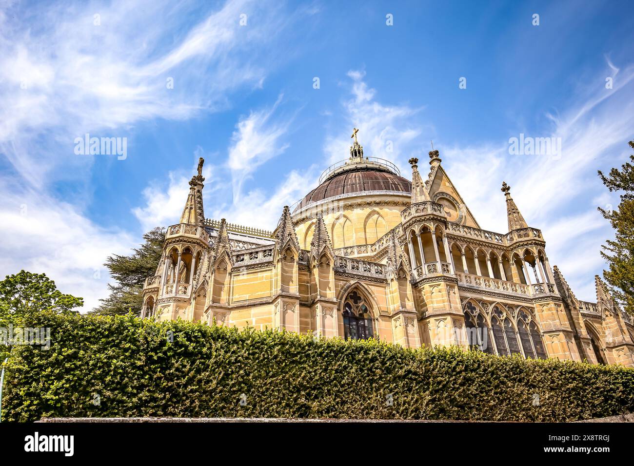 DREUX, FRANCE, MAY 15, 2024 : The Royal Chapel of Dreux, built in 19th ...