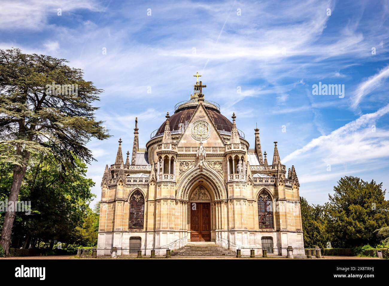 DREUX, FRANCE, MAY 15, 2024 : The Royal Chapel of Dreux, built in 19th ...
