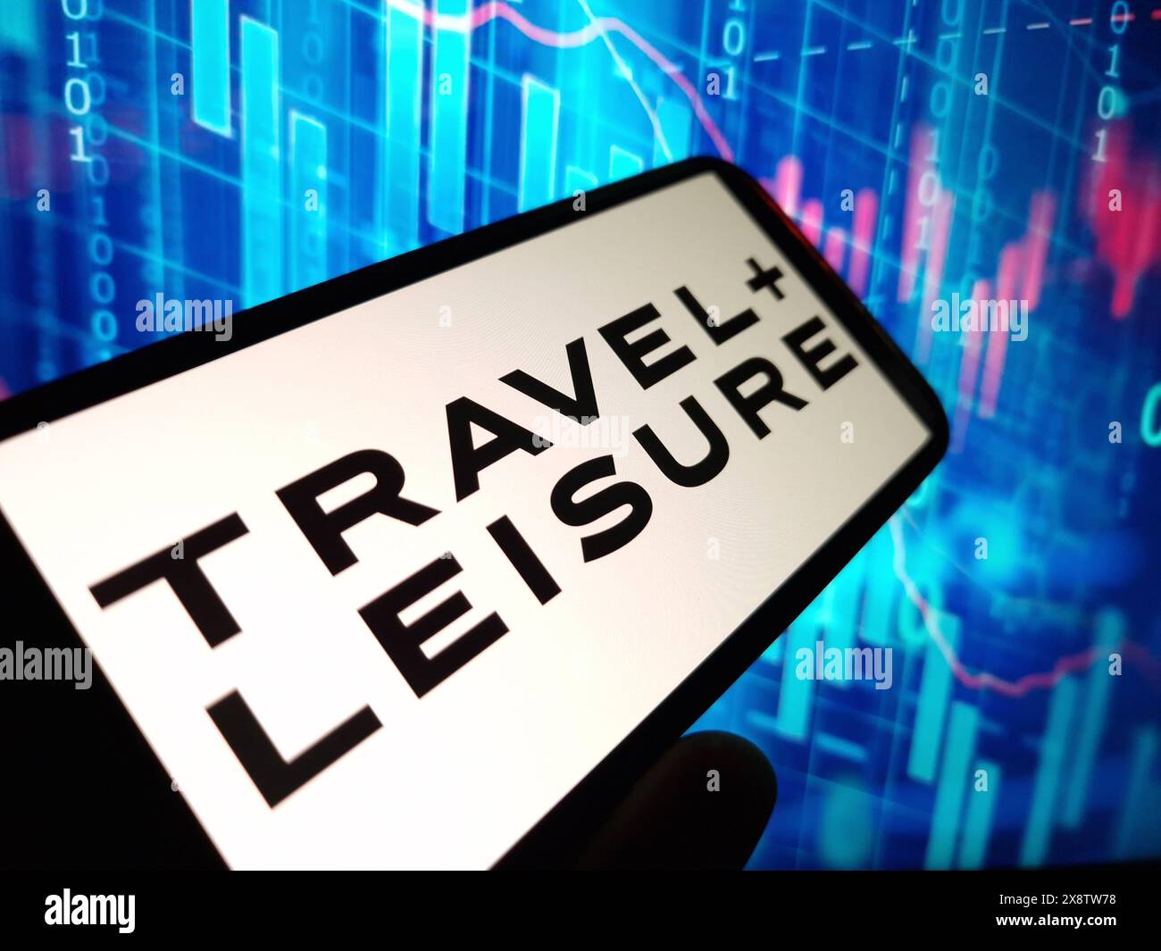 Konskie, Poland - May 26, 2024: Travel plus Leisure company logo ...