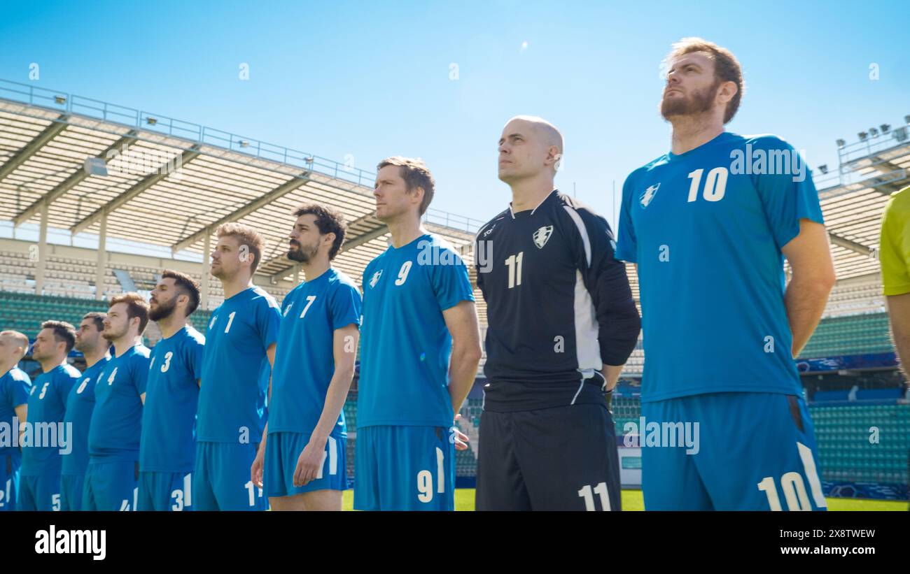 Football Championship: Two Professional Soccer Teams ready for a ...
