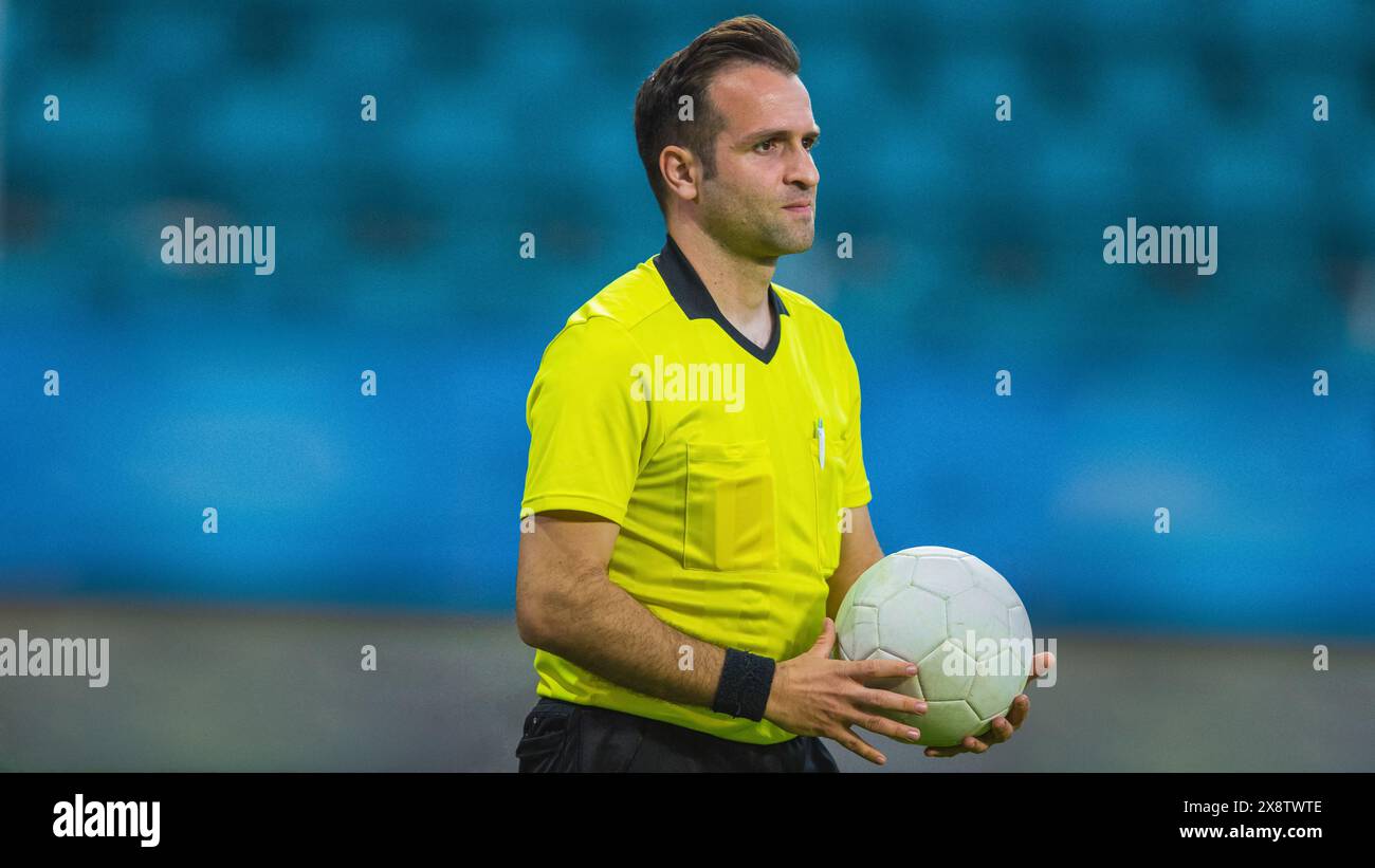 International Soccer Football Championship Match: Portrait of ...