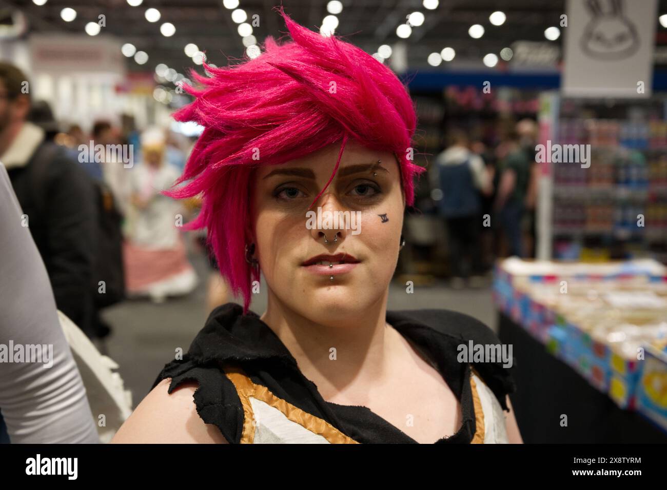 female cosplayer at Comic Con London Stock Photo - Alamy