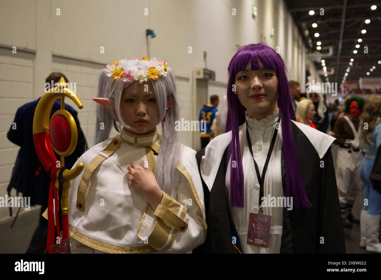 Two Japanese cosplayers at Comic Con London Stock Photo - Alamy